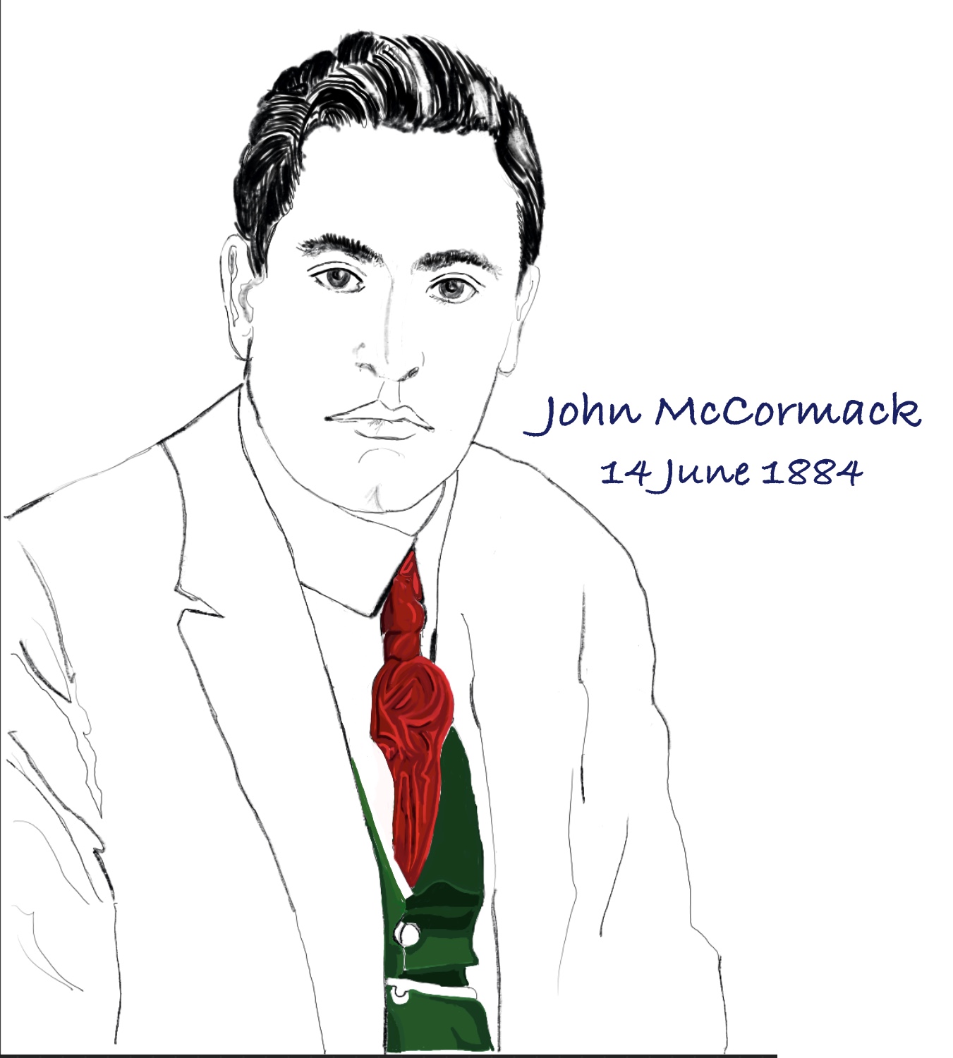 JOHN MCCORMACK, TENOR, JUNE 14, 1884